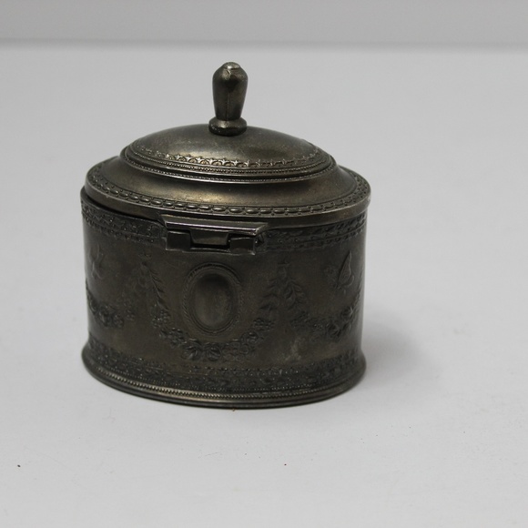 Vintage | Accents | Vintage Beverly Clark Collect Pewter Trinket Box ...